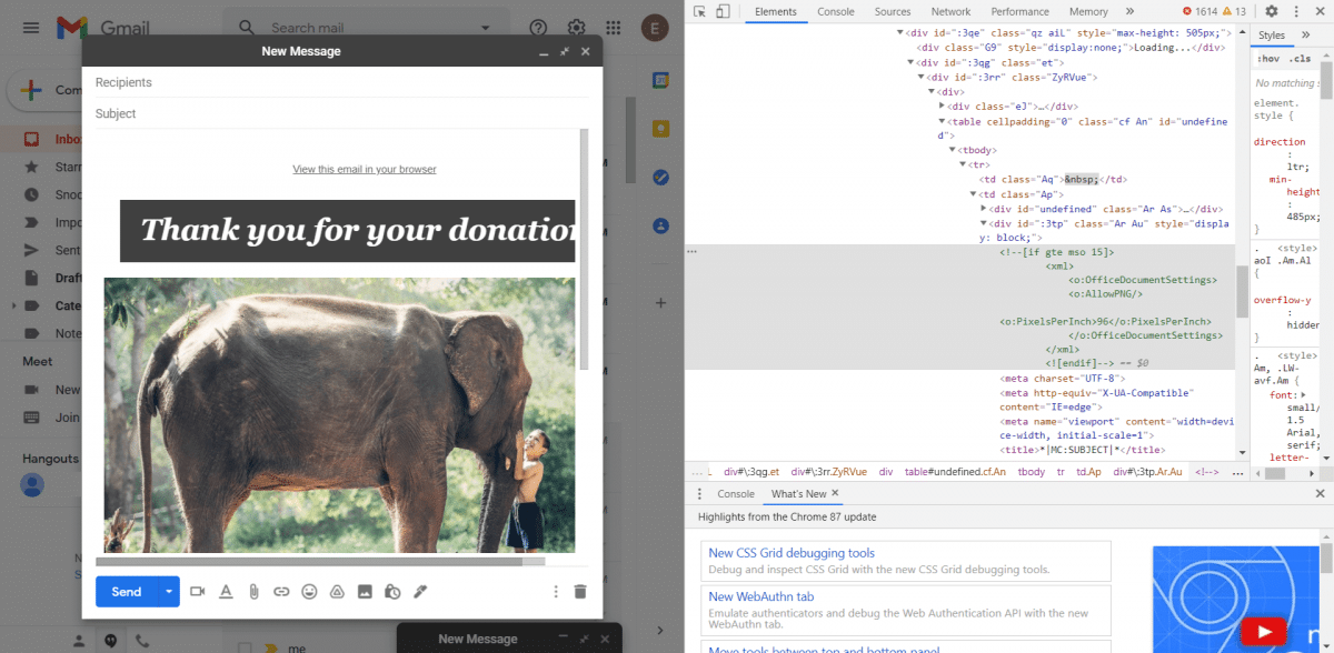 How to use Mailchimp Templates in Gmail | ClickyDrip