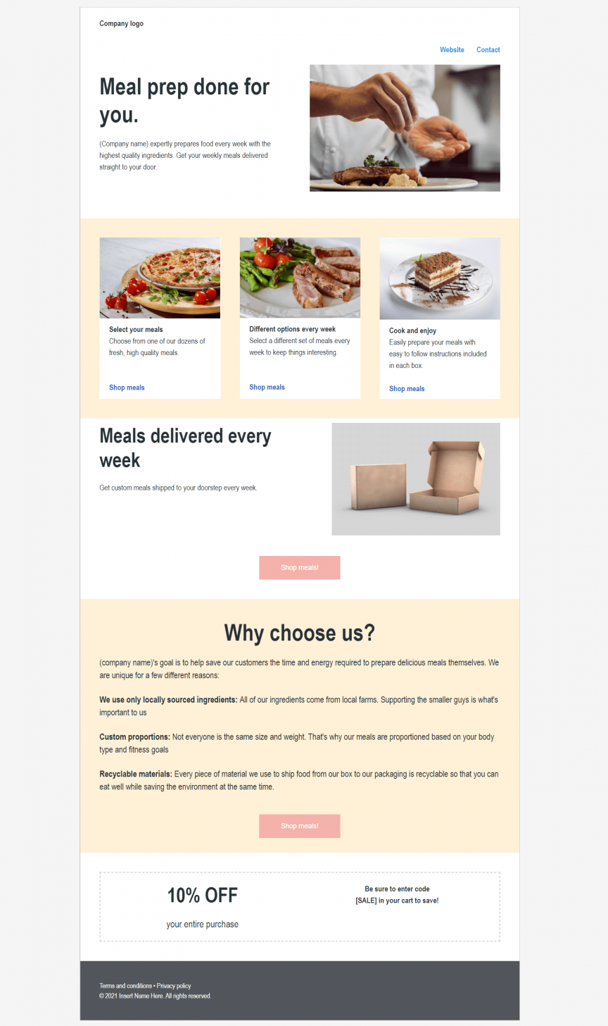 5 Constant Contact Landing Page Examples for Inspiration | ClickyDrip