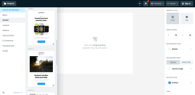 8 Excellent Outlook HTML Email Template Builders | ClickyDrip