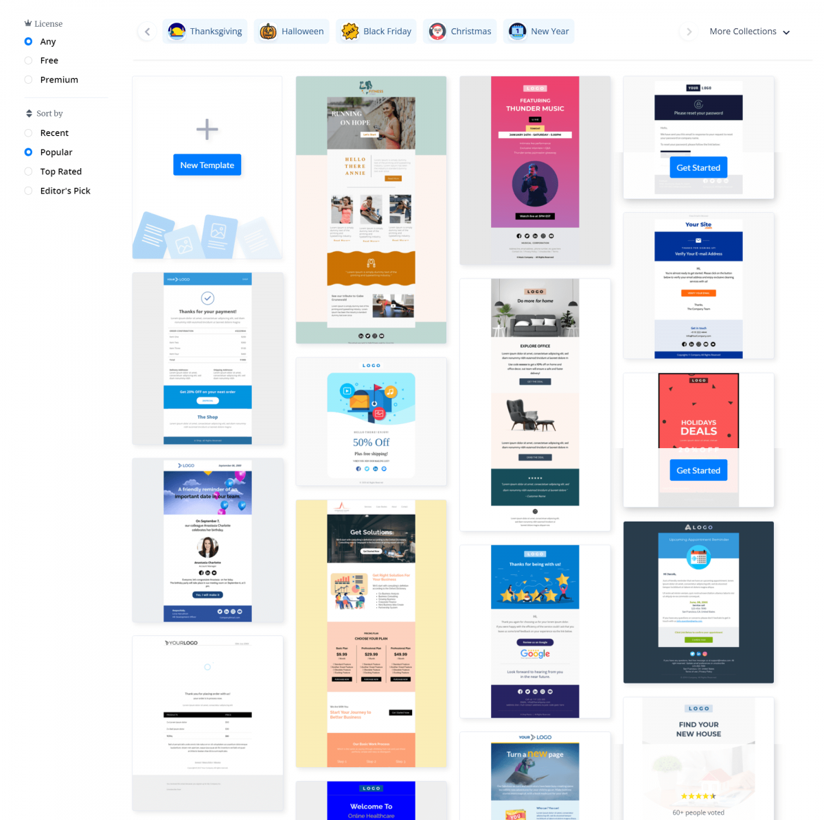 8 Excellent Outlook HTML Email Template Builders | ClickyDrip