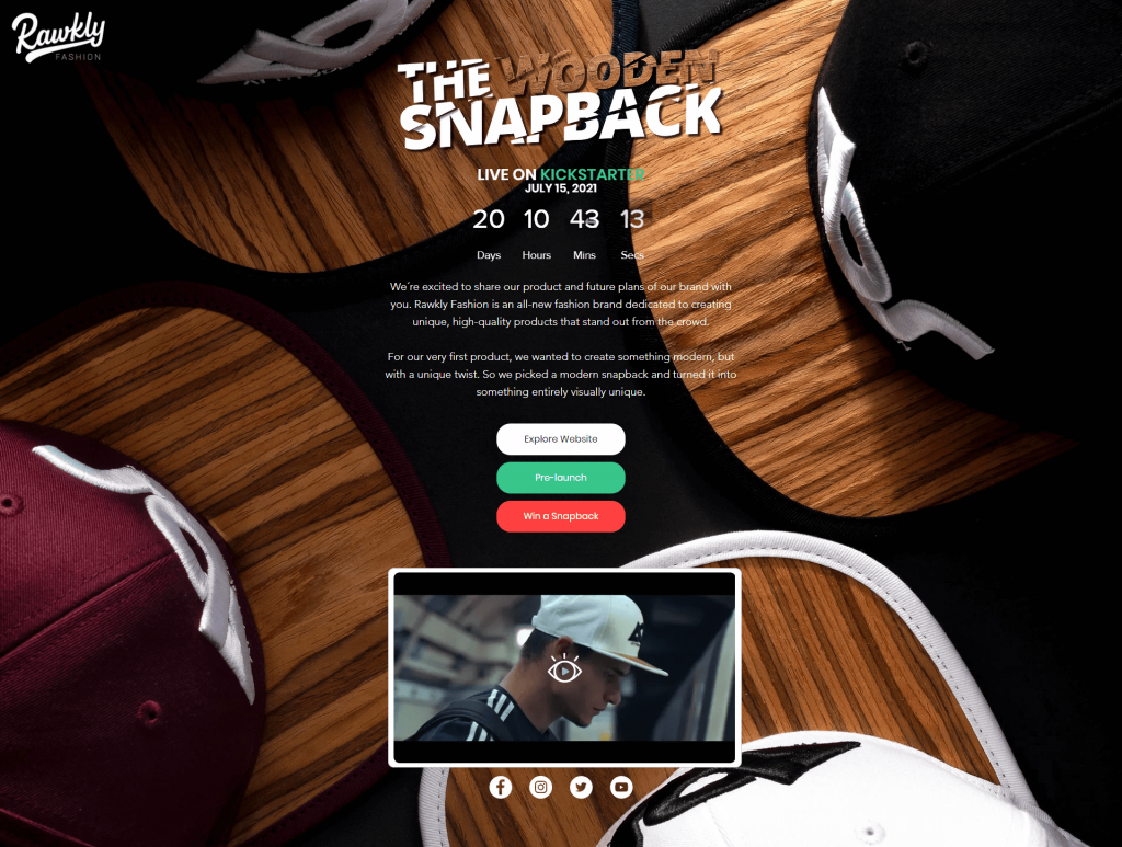 15 Kickstarter Prelaunch Landing Page Examples For Inspiration