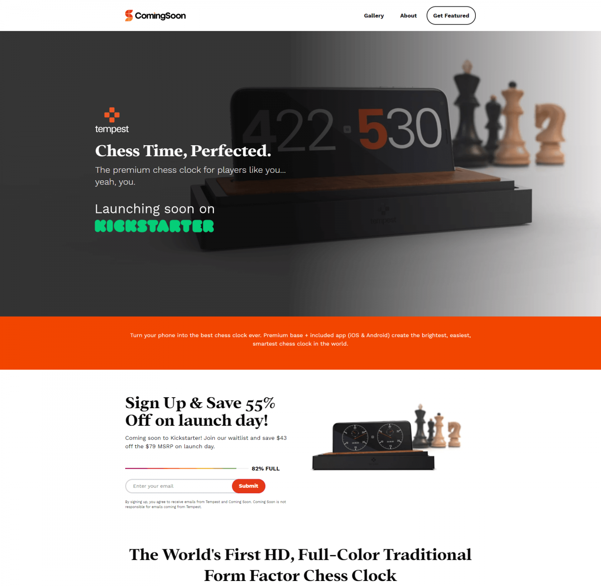 15 Kickstarter Prelaunch Landing Page Examples For Inspiration