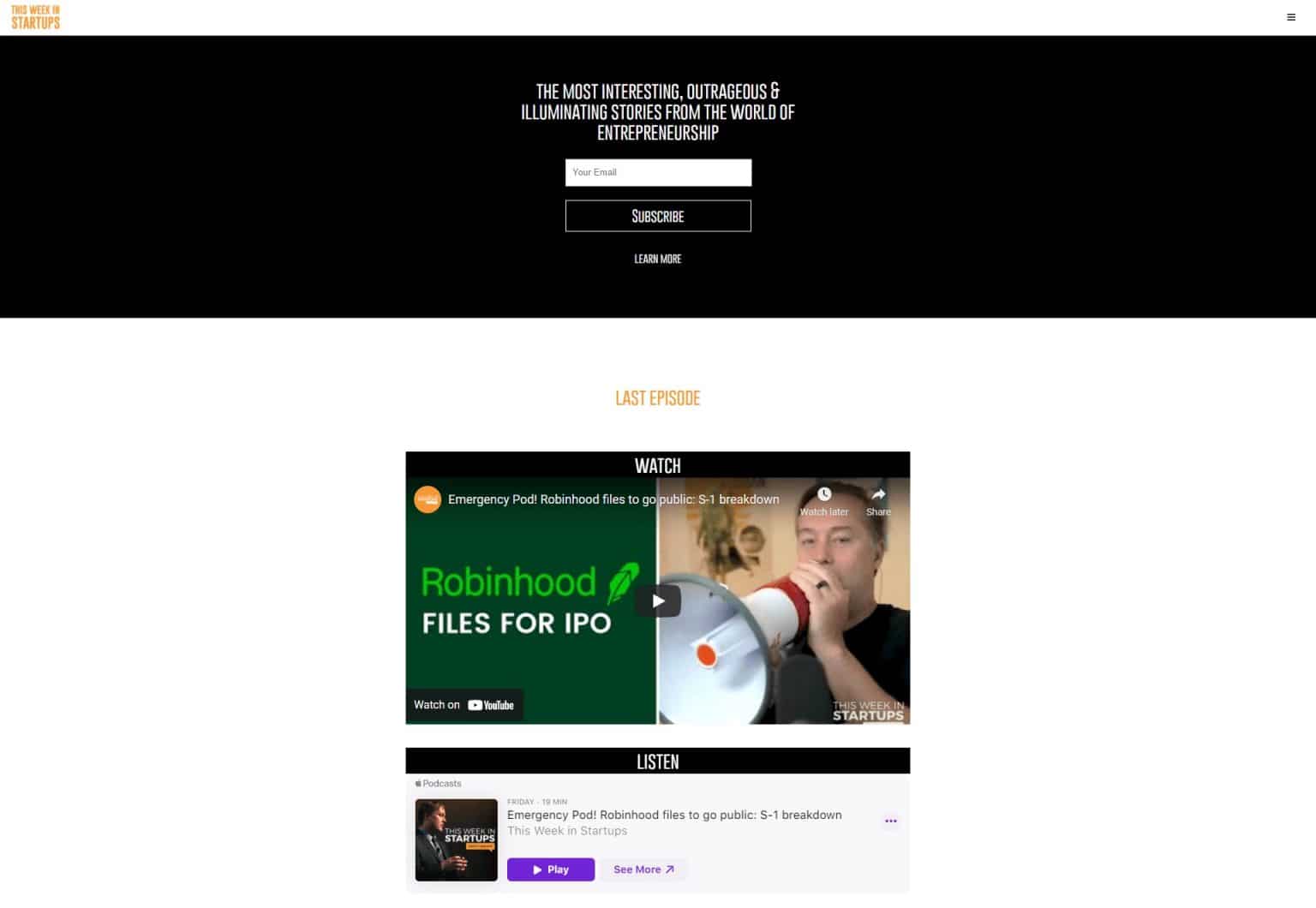 17 Podcast Landing Page Examples for Inspiration | ClickyDrip