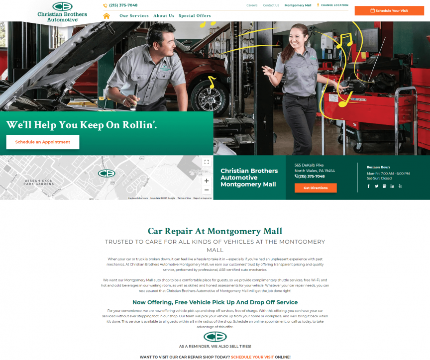 15 Local Landing Page Examples for Inspiration - ClickyDrip