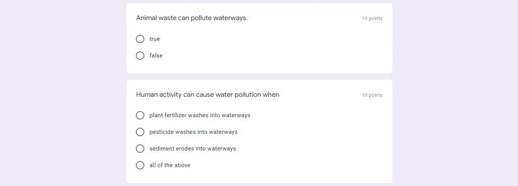 10 Google Forms Quiz Examples