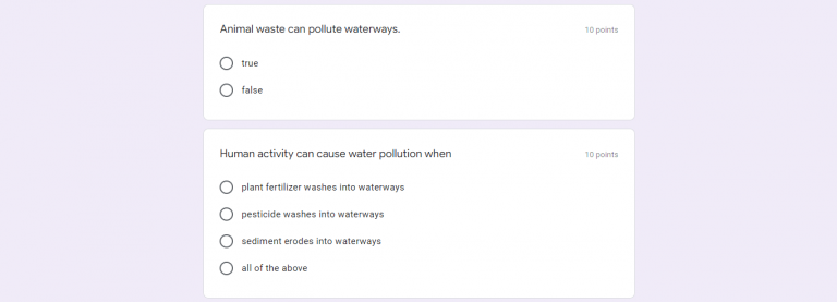 10 Google Forms Quiz Examples