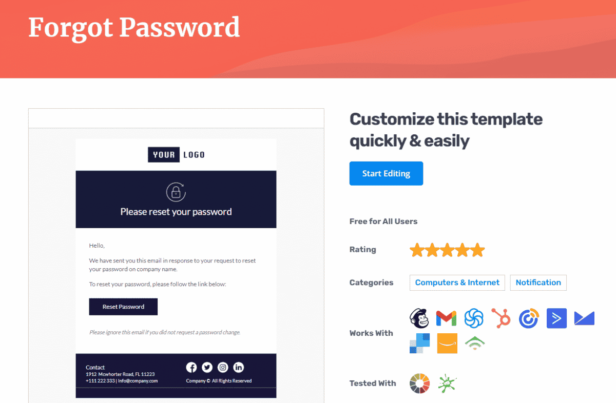 13 Simple HTML Email Templates (FREE) - ClickyDrip
