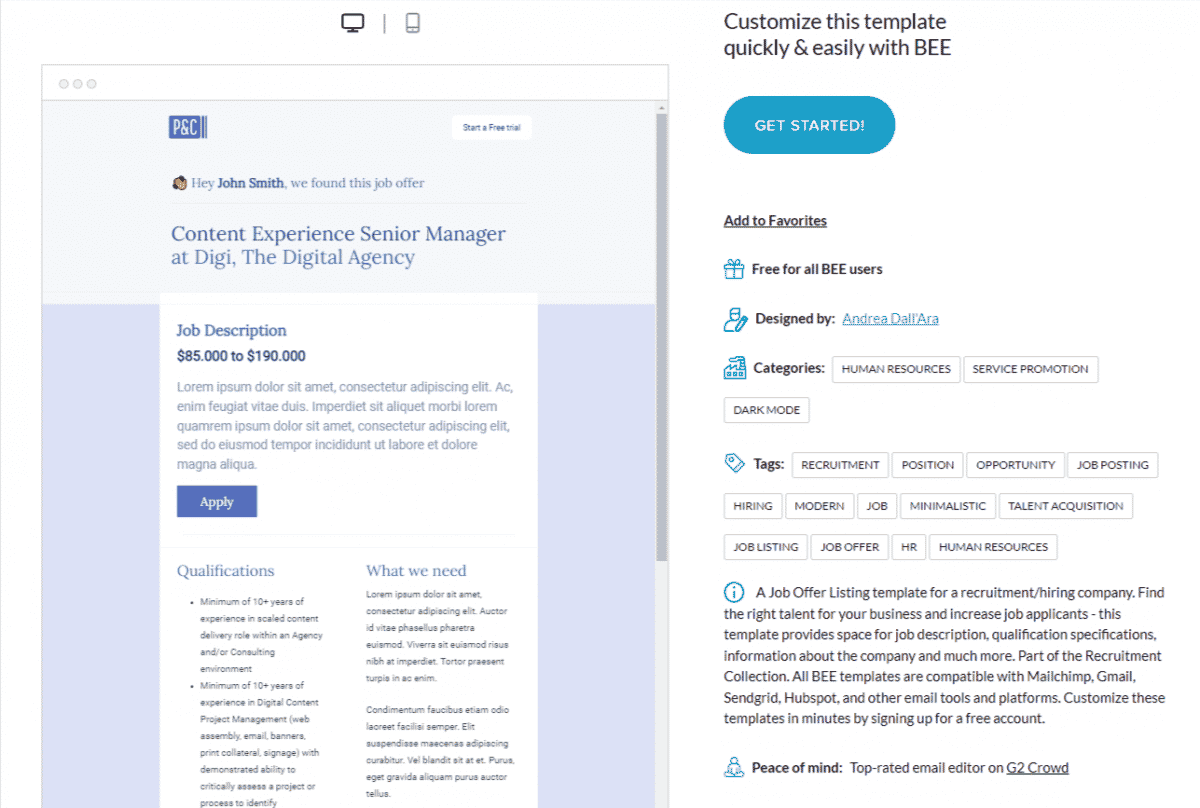 13 Simple HTML Email Templates (FREE) - ClickyDrip