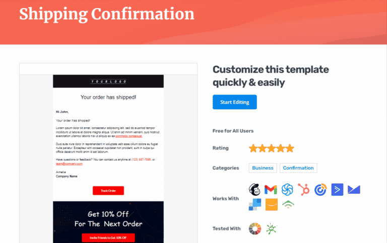 13 Simple HTML Email Templates (FREE) - ClickyDrip