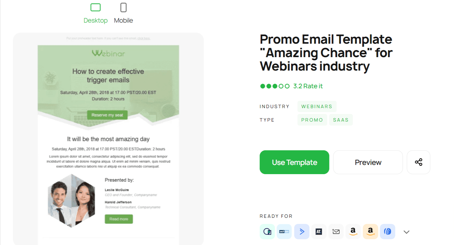 11 Amazing Stripo Email Templates (for FREE) - ClickyDrip