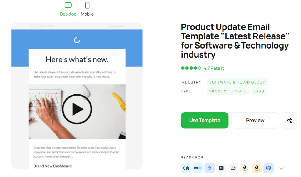 11 Amazing Stripo Email Templates (for FREE) - ClickyDrip